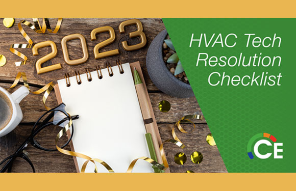 CE News: The New Year’s Resolution Checklist Every HVAC Tech Needs ...