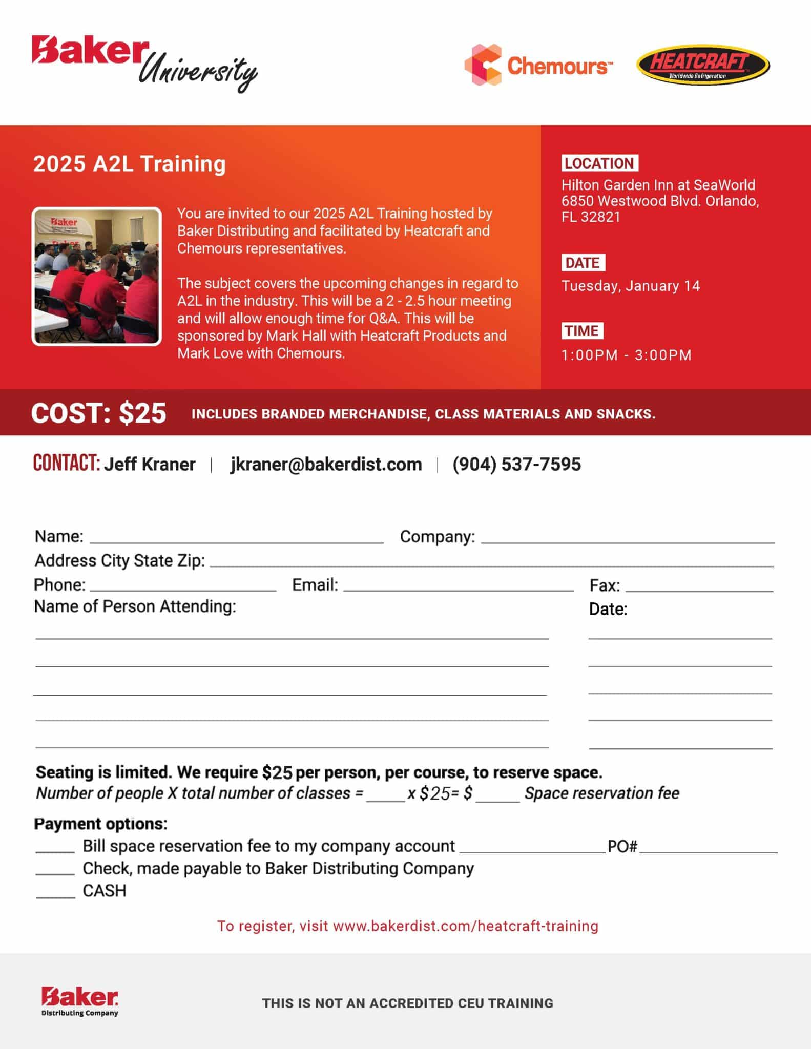 Baker University Orlando: 2025 A2L Training » ACprosite